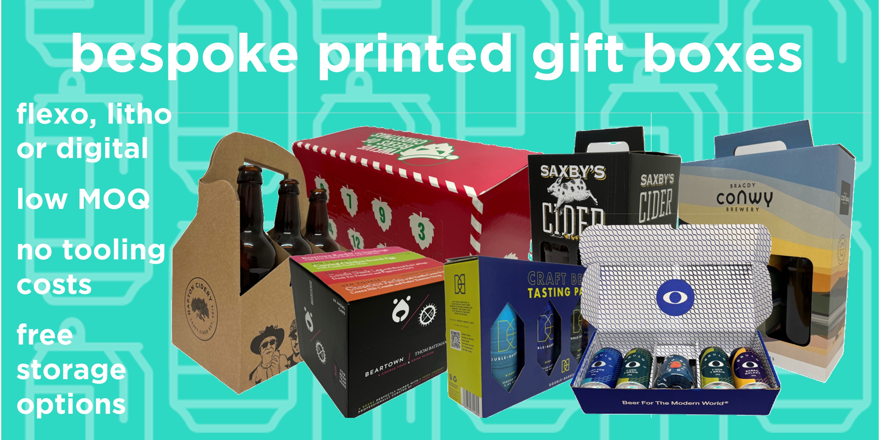 Bottle & Can Beer Gift Boxes - Shipping & Trade Boxes